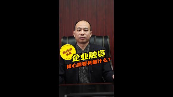 企业融资的核心是什么?#新经济讲堂 #创业 #商业思维 #生意