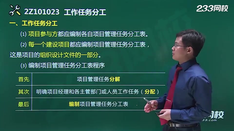 004.施工管理的组织(二)