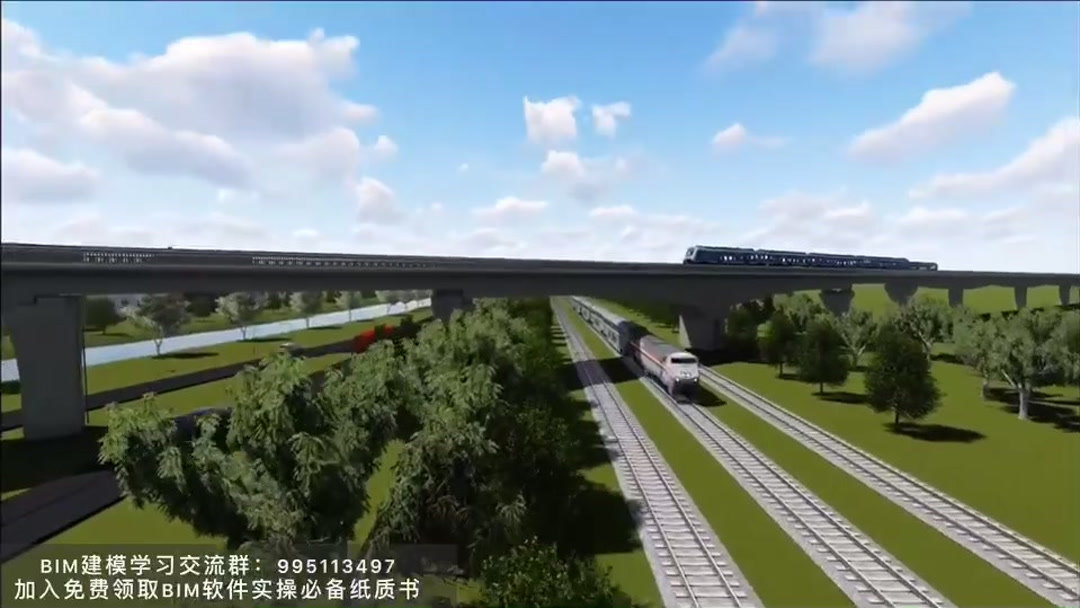 桥梁工程BIM模拟高清动画,这样的效果你看过吗?