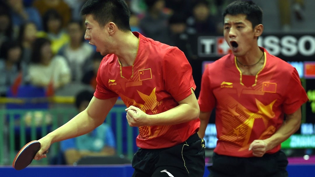 张继科马龙与许昕王皓光速拉球,球迷:这是打球还是跳舞?