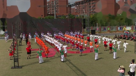 2019.9.28佘山《李霞舞蹈工作坊》佘山第四届运动会百人广场舞