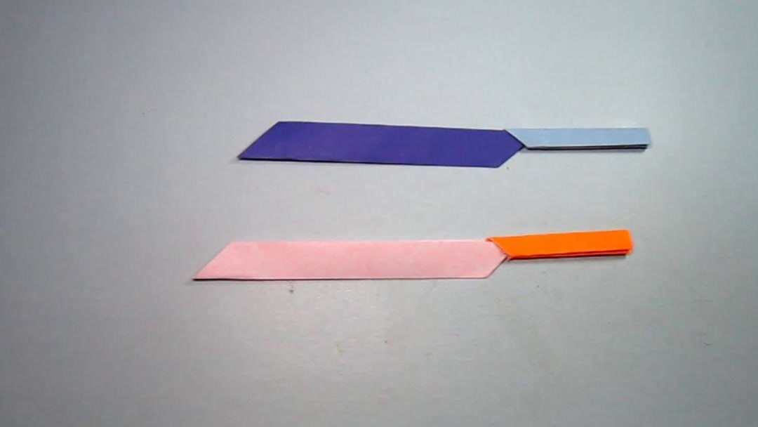 手工折纸,轻松折一把纸刀,简单漂亮易学