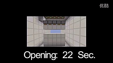 Minecraft*我的世界*7x7活塞门 Minecraft 7x7 Door