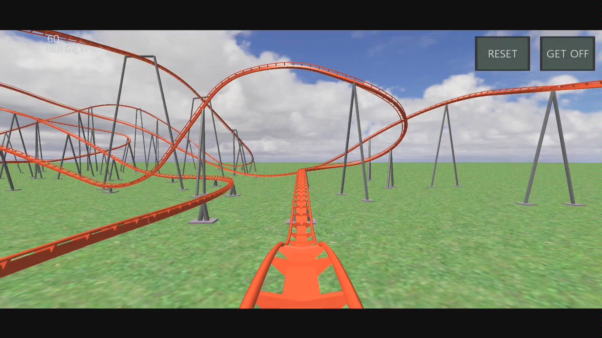 过山车模拟器 双弹射式家庭过山车 洪峰