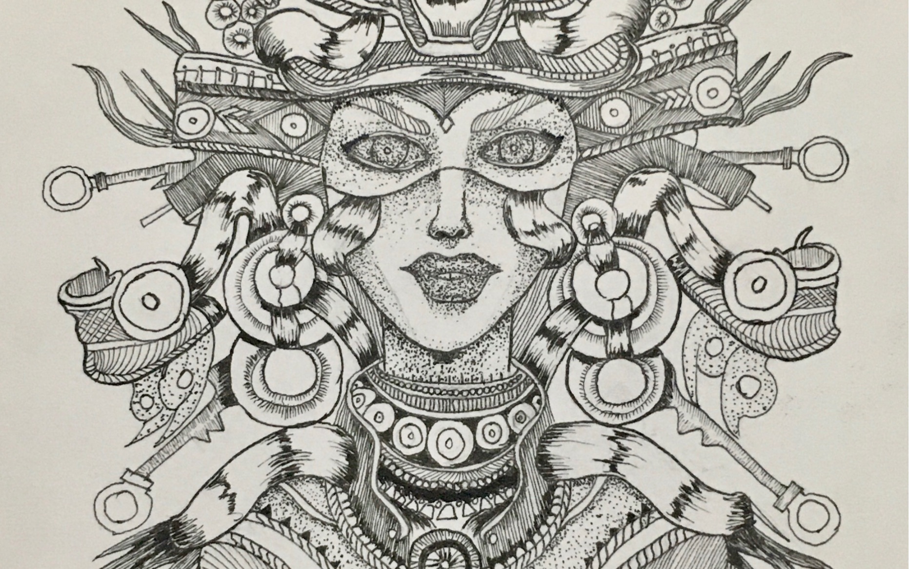 针管笔插画-学习