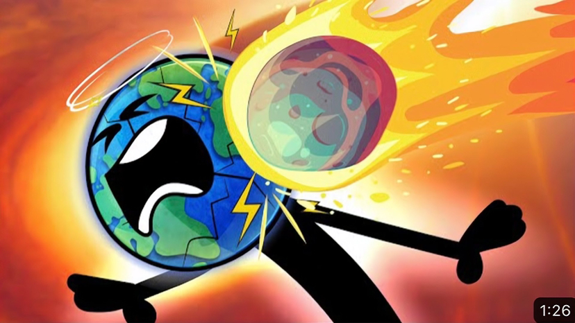 假如地球遇上小行星相撞在一起到底会怎么样?