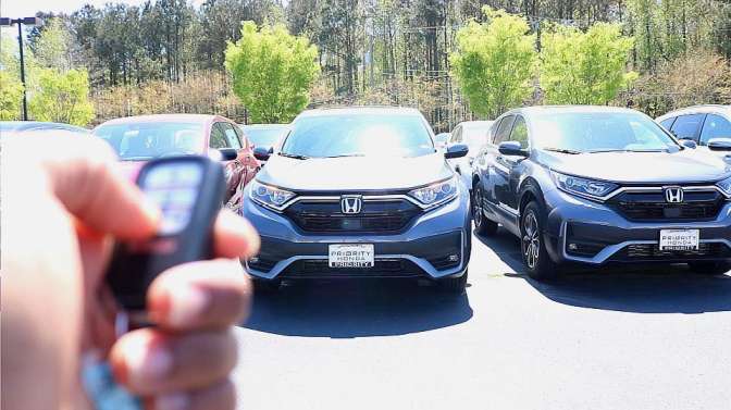 按下2020款本田CRV车钥匙,近距离了解完实车,才知道啥叫改变