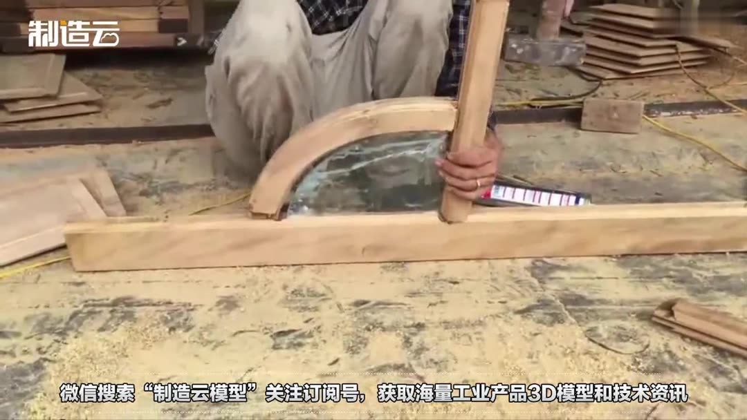 实拍农村木匠纯手工制作木门, 制作这么精美, 而价格只要商店里的十...