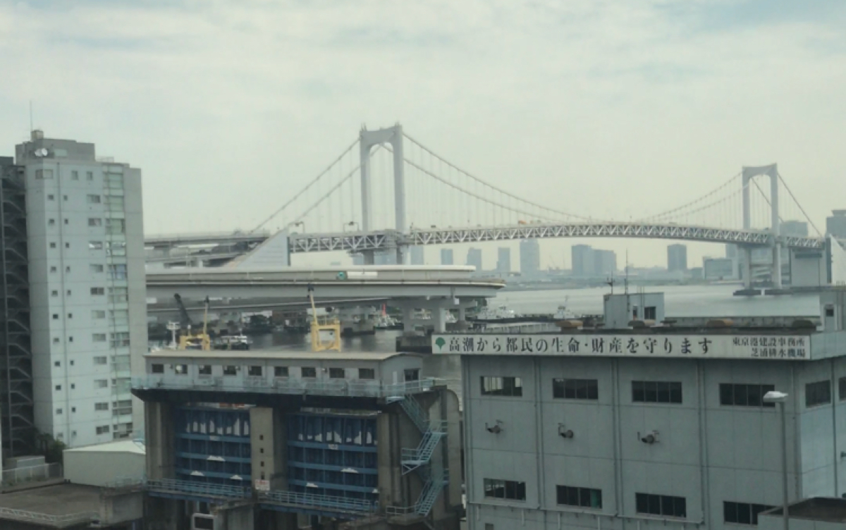 东京单轨电车 侧面展望