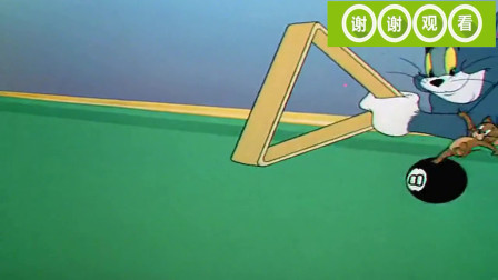 猫和老鼠:汤姆打桌球,吵醒了睡觉的杰瑞,整杰瑞上瘾了!