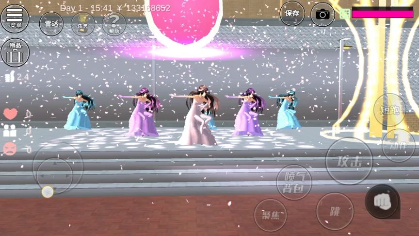 樱花校园模拟器;舞蹈~一个人挺好