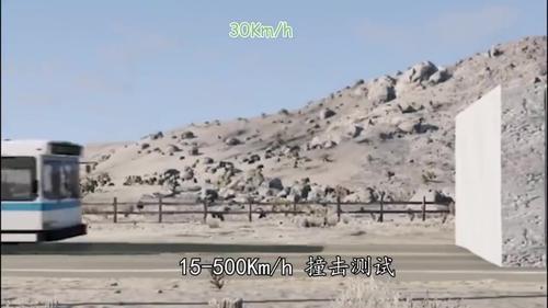 大巴车在各个时速下的撞击测试!