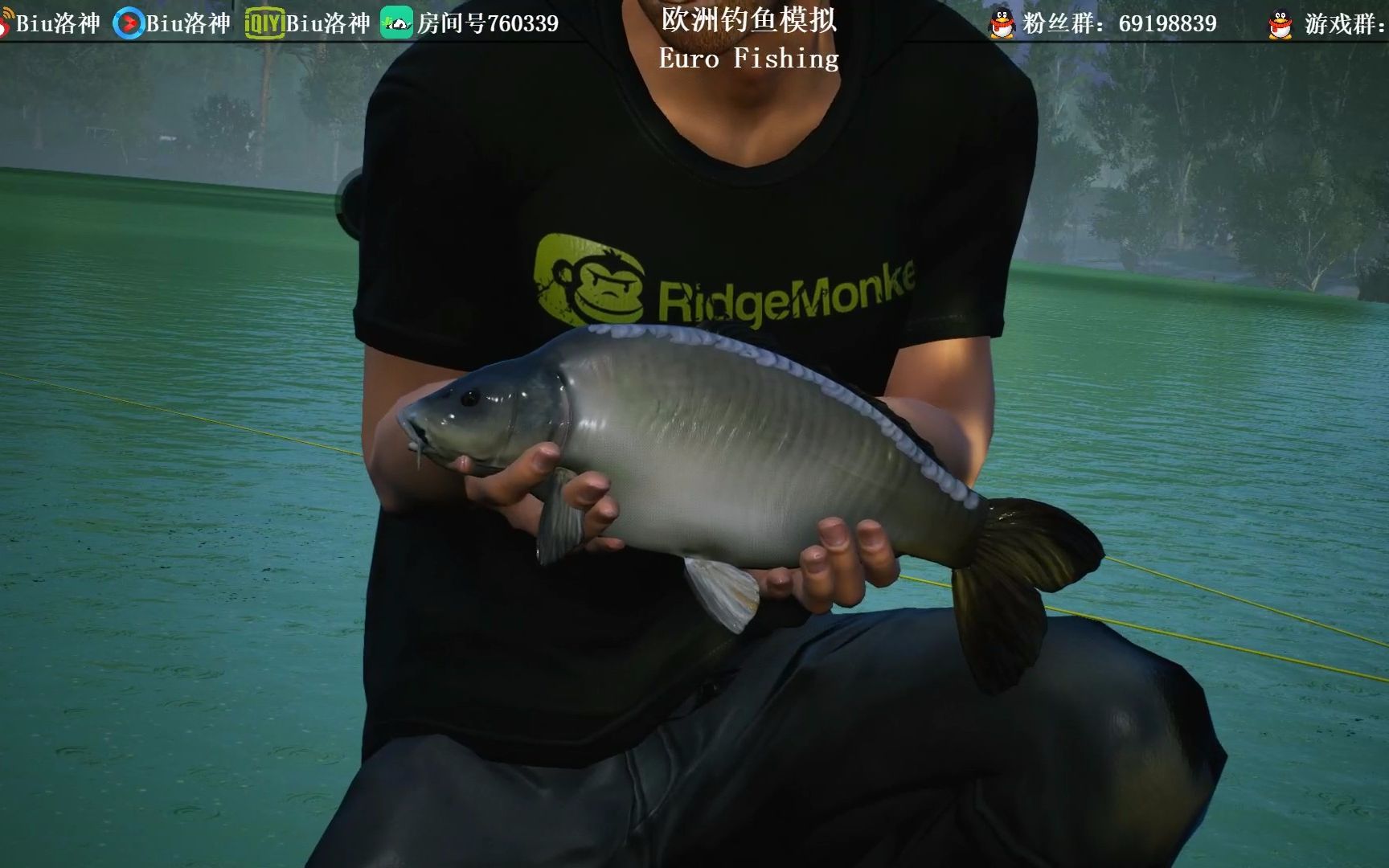 【洛神】欧洲钓鱼模拟-钓鱼生活的第一天(第一期)