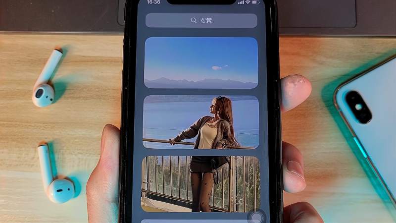 iPhone 手机如何给负一屏添加“壁纸”?