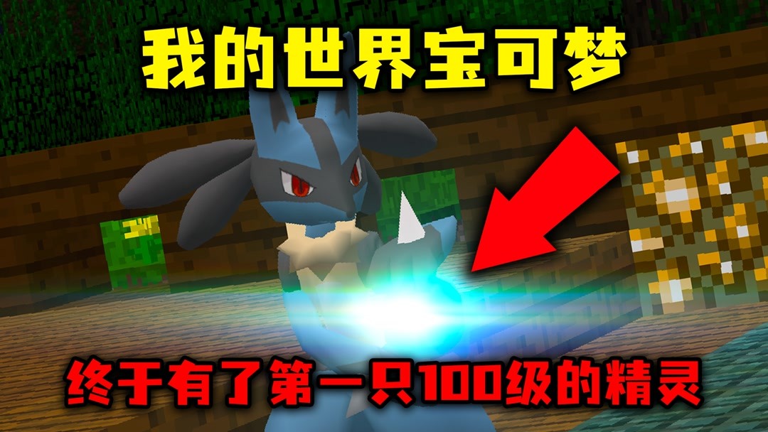 我的世界宝可梦:我终于有了第一只100级的精灵!不是萌新了!
