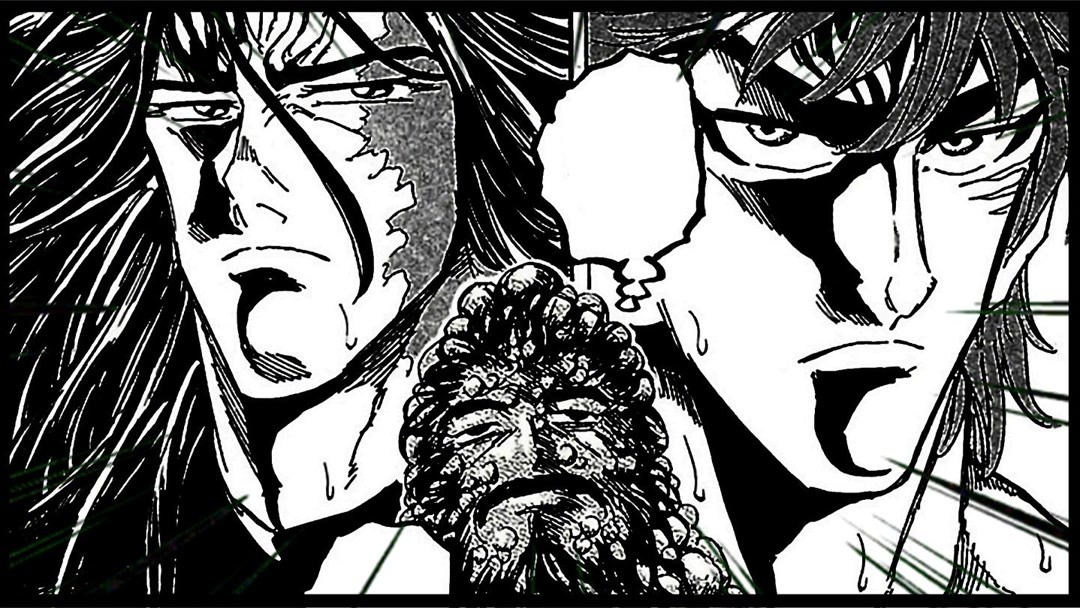 【美食的俘虏漫画-77】被吞吃的料理人包围神之食材的蓝色火焰!