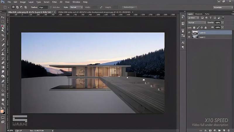 PS教程教你快速高效完成建筑后期制作