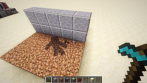 我的世界红石教程-教你用红石做个锄头密室门!