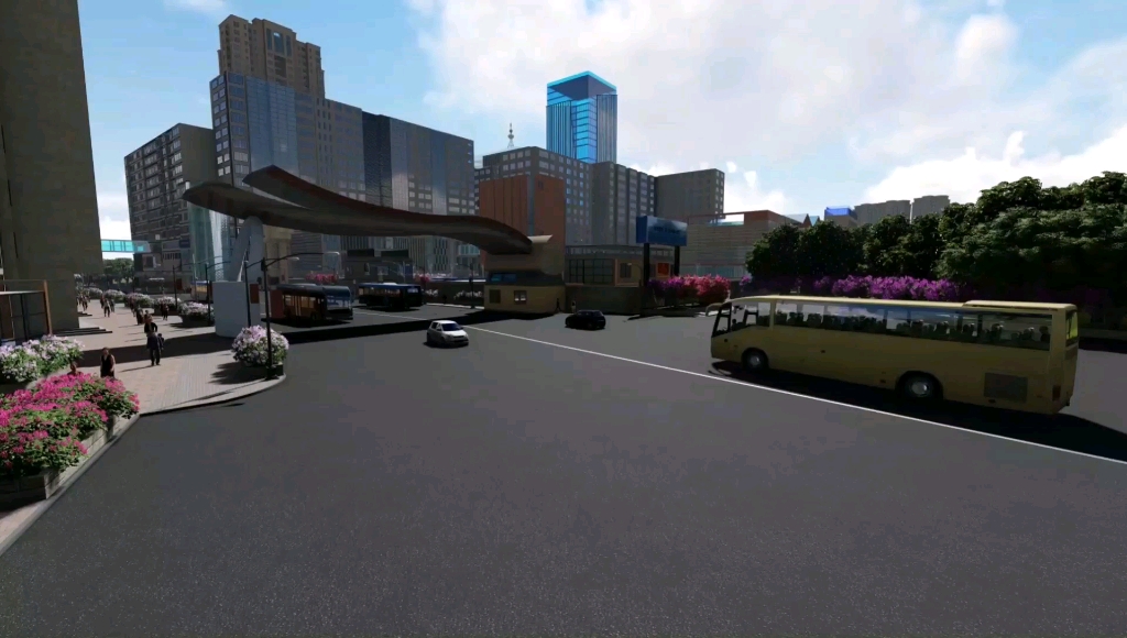 Lumion商业街动画制作成品——瓜州路