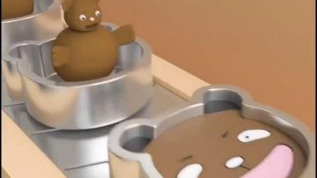 五熊弟:滚滚熊太胖啦,被压扁了