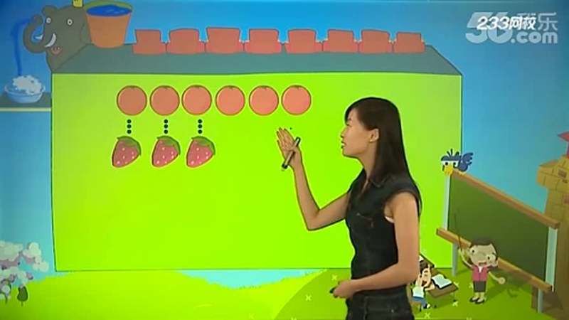 小学一年级数学上册视频 比多少小学数学教学视频