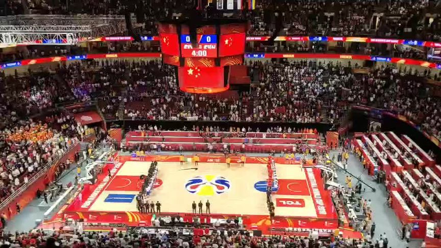 蓄势待发!男篮加油!#男篮世界杯 #中国男篮 #郭艾伦