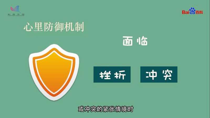 科普中国·科学百科 心理防御机制