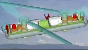 直观的机械原理,这是单曲轴对置活塞式发动机的工作过程