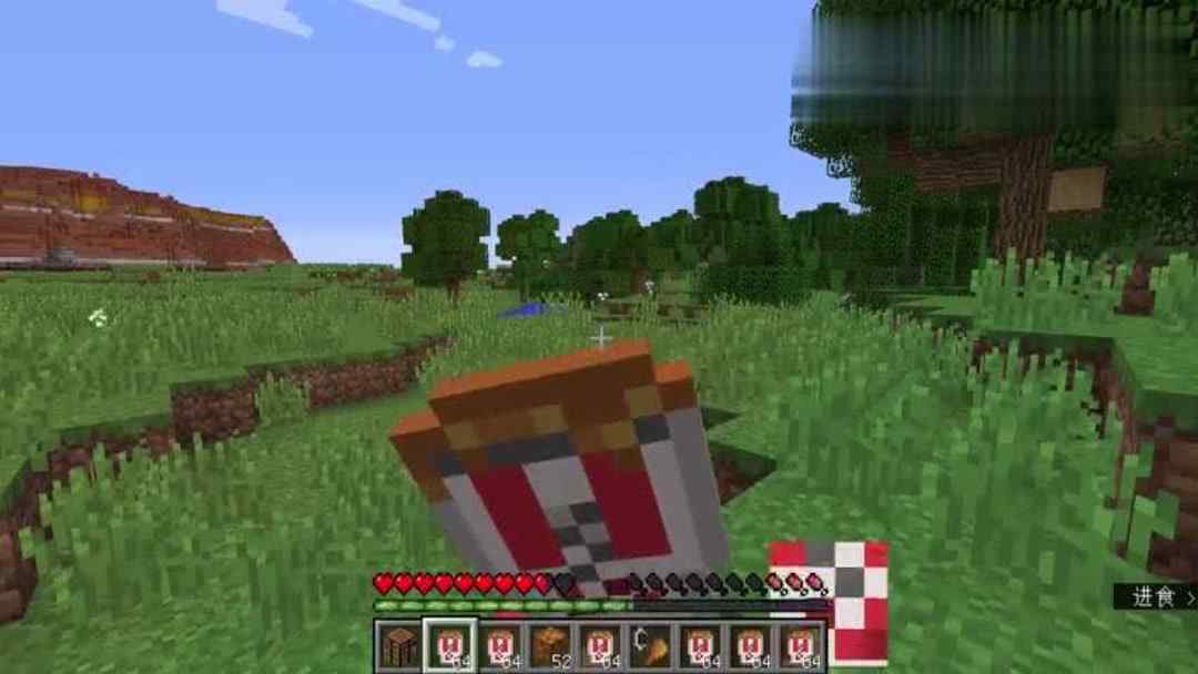 我的世界模组:会自己流口水的传送门,通向炸鸡世界!