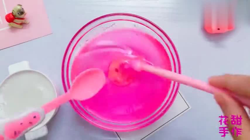 自制水晶泥假水, 无硼砂无洗衣液的史莱姆, 清澈透明且一点不粘手