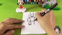 小琦简笔画 第22集 机器人