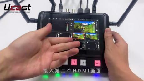 Ucast R8多网聚合便携导播台操作教学