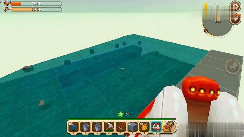 迷你世界:一个方块生存04期,石块也得买?半仙直接造个刷石机