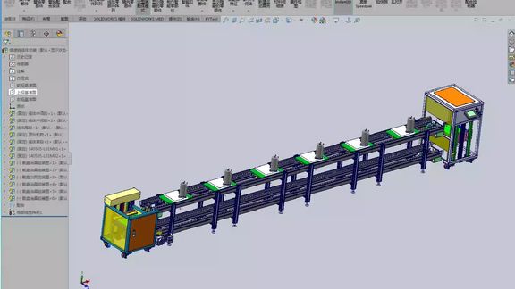 SolidWorks视频教程(非标机械设计):倍速链生产线设计原理