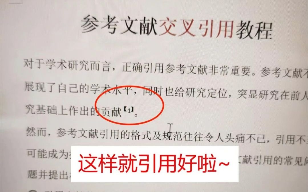 终于有人把怎么给参考文献做标注说清楚了!
