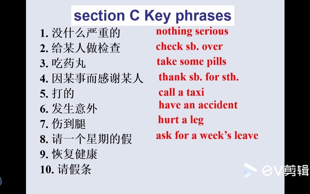 八年级上册人教版 英语Unit2 topic1 D部分 课本讲解