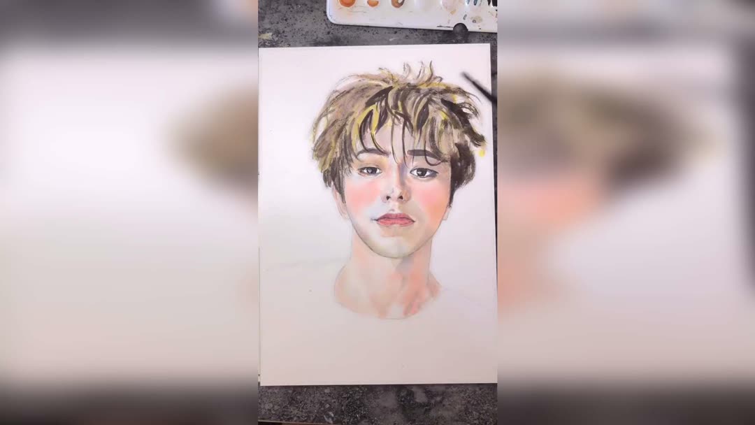 【蔡徐坤】快来看看如何画坤坤吧!