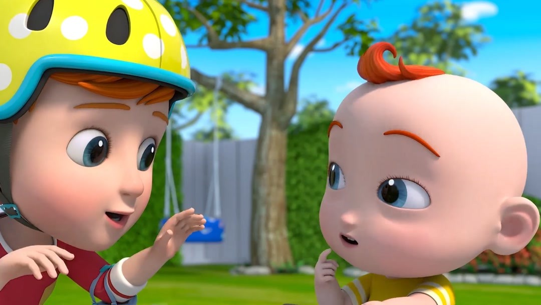 超级宝贝JOJO:骑车安全防护,骑车要注意安全,护具佩戴不能少