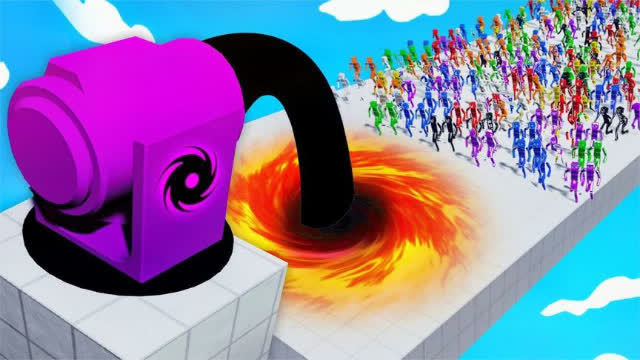 方块破坏模拟器陷阱地图里所有方块人都失败了