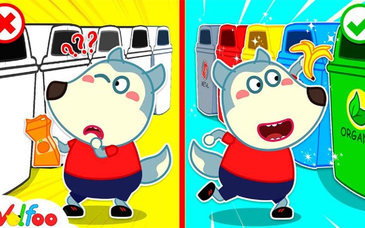 小猪儿童动画:学会垃圾分类很重要,沃夫能学会吗?快来一起看看吧