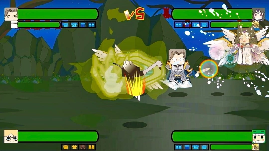 迷你世界格斗动画第548期:迷斯拉被德古拉六世变成吸血鬼