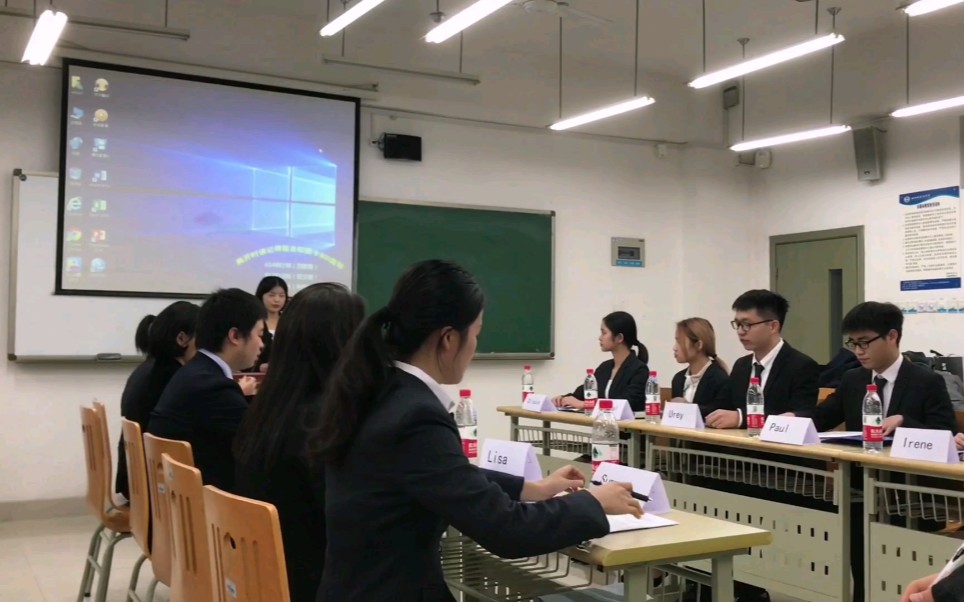 【MAY的校园生活】商务谈判课-模拟谈判记录/尽人事,听天命/还是得了C