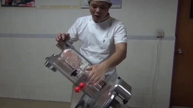 台式全自动羊肉切片机!