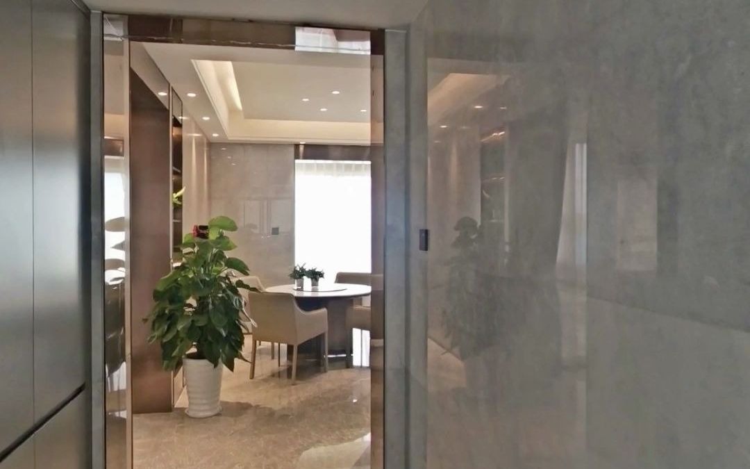 原创设计|珠海现代风格华发广场客厨房实景装修设计案例