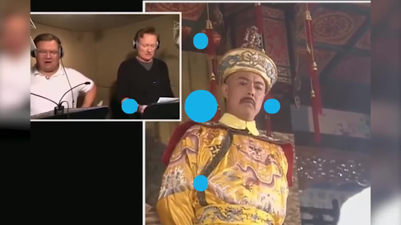 外国主持人配音《还珠格格》太魔性 念不到几秒钟就“全乱套”