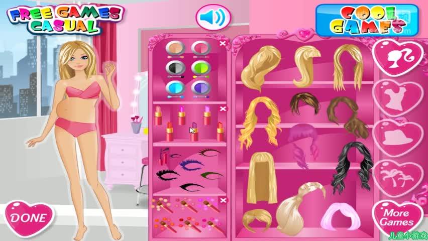 芭比娃娃 芭比的美好春天.芭比准妈妈