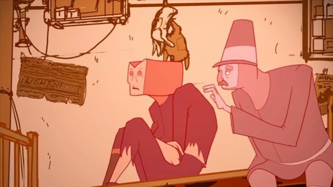 病毒爆发后,被感染的人脑袋会变成一个面包,一部惊悚动画