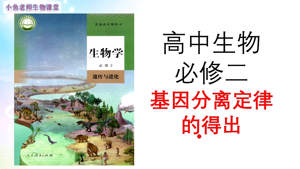 高中生物必修二《基因分离定律的得出》