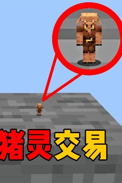 我的世界:从小到大的猪灵,和他们能交换出什么?