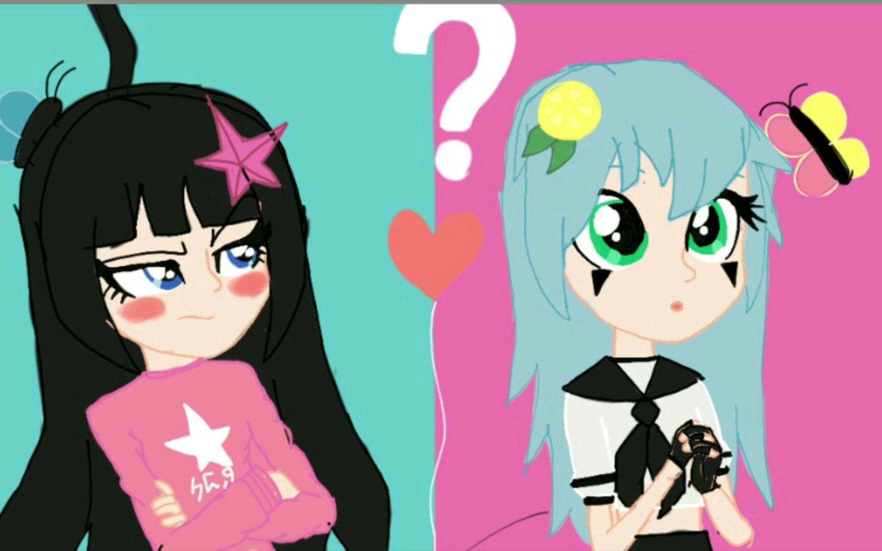 [小马国女孩画画系列--3]凹凸世界凯莉还有安莉洁。